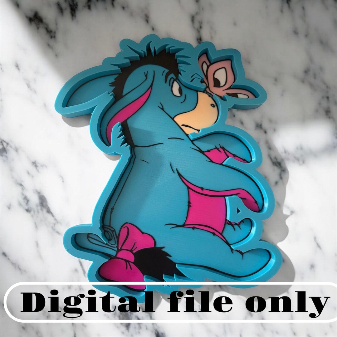 Blue Donkey 3mf/stl File for 3d Printing - Etsy UK
