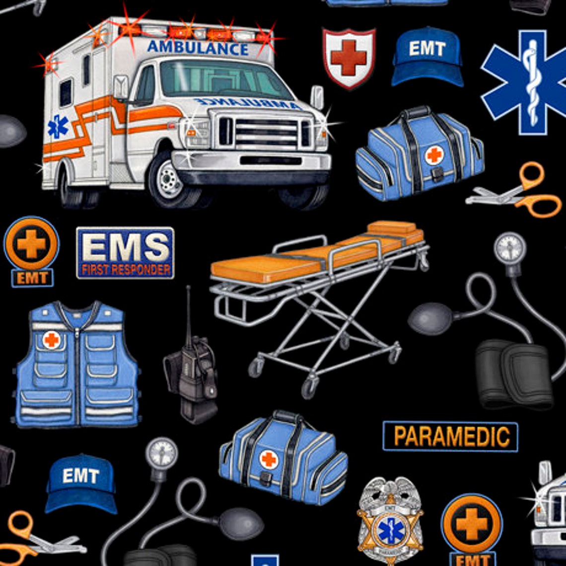 Medical Rescue Toss in Black part of the Just What the Doctor | Etsy