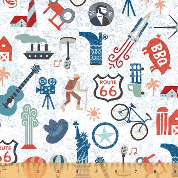 Road Map Fabric - Etsy