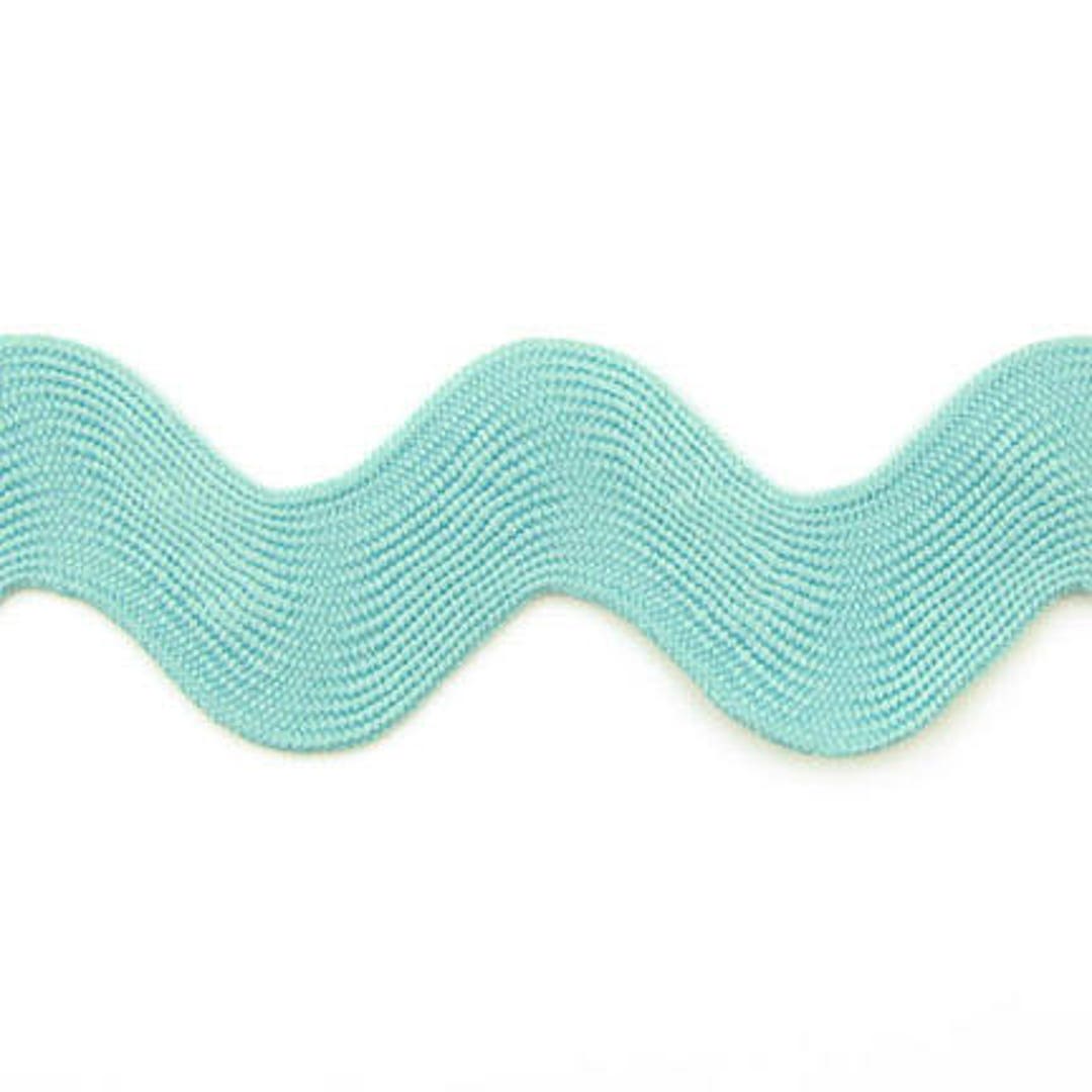 Riley Blake 1.5 Inch Regular Ric Rac Color Aqua- 4 Yards 29 Inch Piece ...