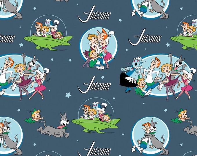 Licensed Jetsons - Jetson and Flintstones Characters in Blue by Camelot ...