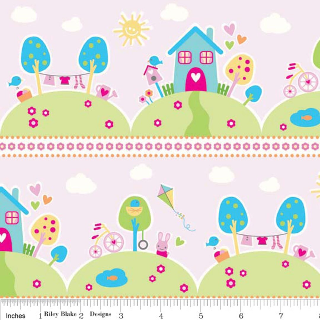 Riley Blake Designs "sweet Home" by Melly & Me - 31 Inch Piece - Etsy
