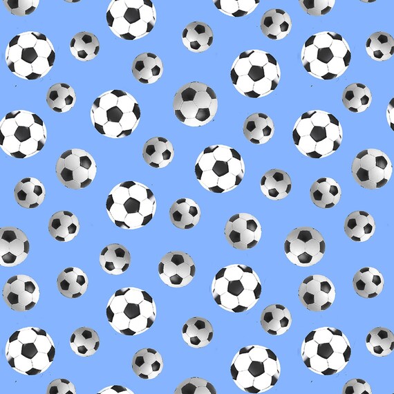 Soccer Balls in Light Blue Part of the World Cup Line by - Etsy