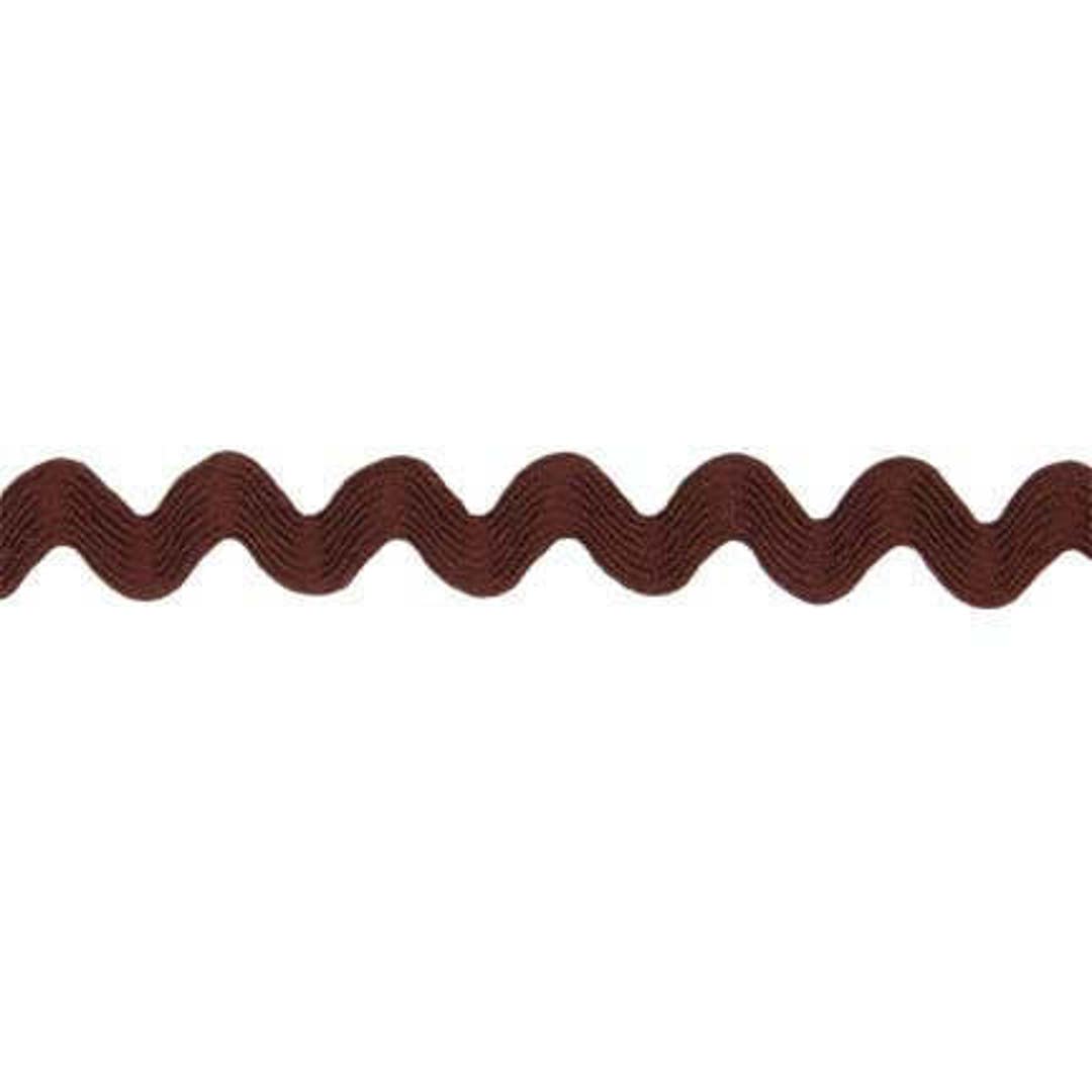 3/4 Inch Regular Ric Rac Color Brown Sold by the Yard - Etsy