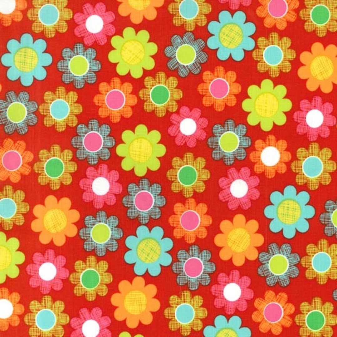 Michael Miller Hatch Patch in Red - 1 Yard - Etsy