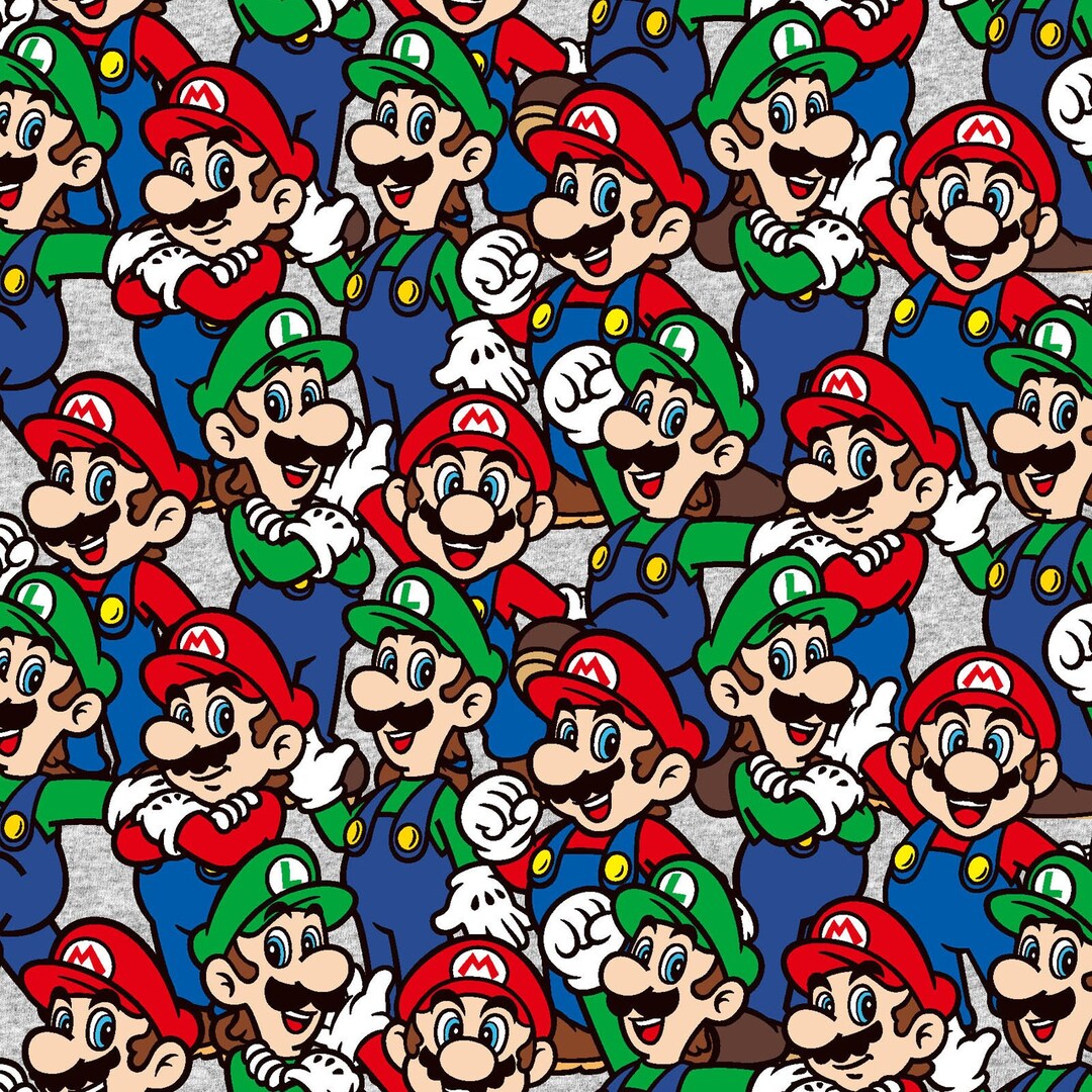 Licensed Super Mario Brothers - Mario Lugi Packed in Multi - by Springs ...