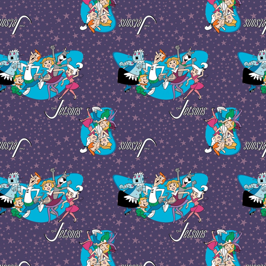 Licensed Jetsons - Jetson Retro in Purple by Camelot Fabrics - Your ...
