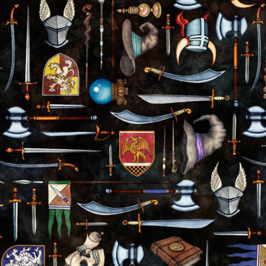 Weapon and Shield Toss in Black Part of the Dragon Quest Line by ...