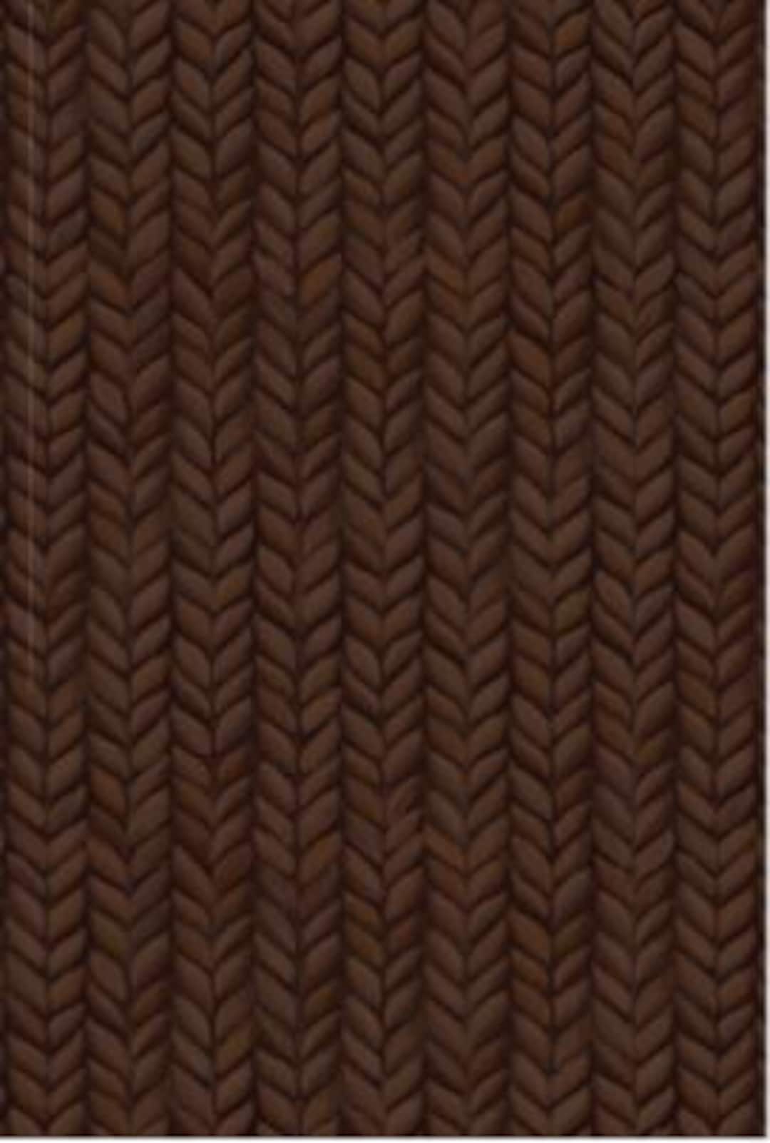 Knit in Brown Part of the Happy Fallidays Line by Camelot Fabric - You ...