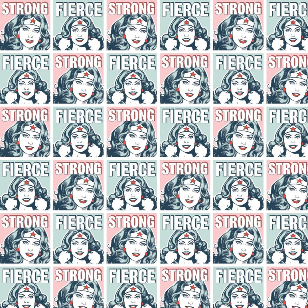 Licensed Wonder Woman - Fierce and Strong in Light Part of the DC ...