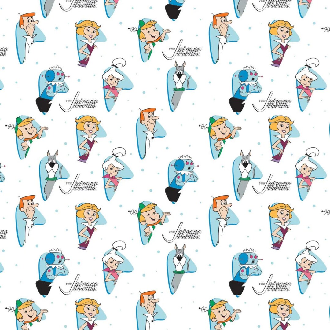 Licensed Jetsons - Jetson in White by Camelot Fabrics - Your Choice of ...