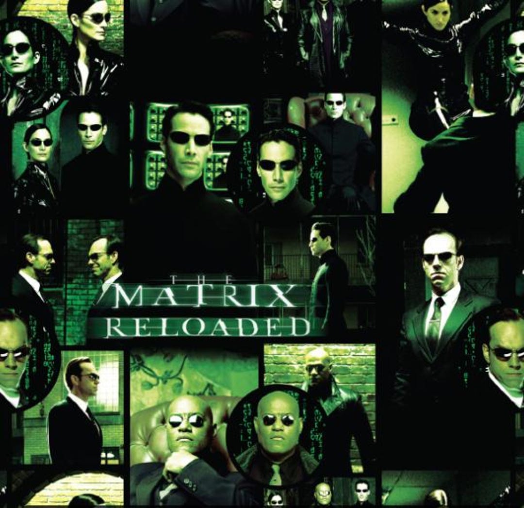 Licensed the Matrix - Matrix Characters in Black Part of the Matrix ...