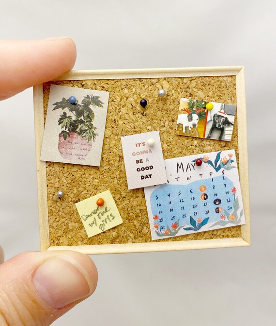 Miniature Bulletin Board Picture Collage Leaflets Or Brochure at Linda ...