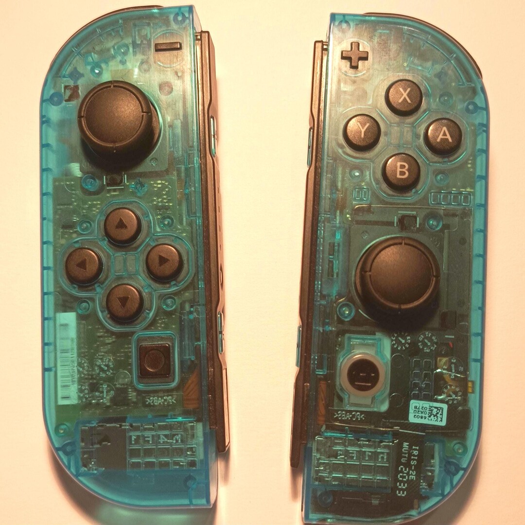 Personalized Joycon Controllers, OEM Hall Effect Joysticks. Atomic Blue ...