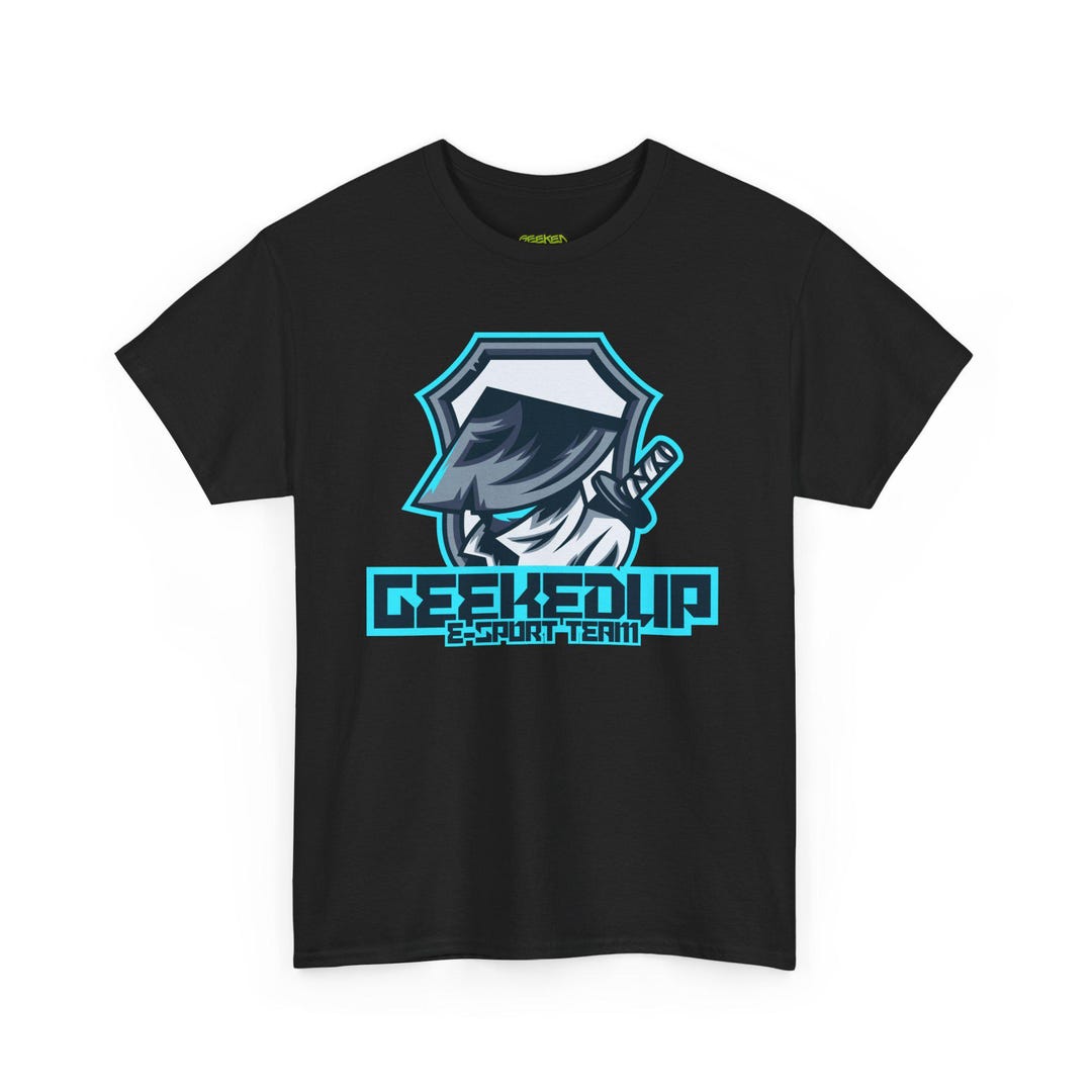 Esports Apparel - Geeked up Gaming T Shirt - Unisex Heavy Cotton Tee ...