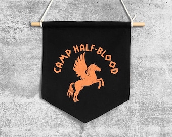 Camp Half Blood Cabins Pennant Flag Banner | Cabin 13 Hades | High ...