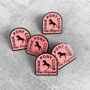 PINK PONY CLUB Lapel Pin - Etsy