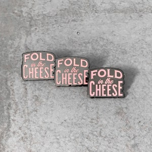 FOLD in the CHEESE Lapel Pin - Etsy