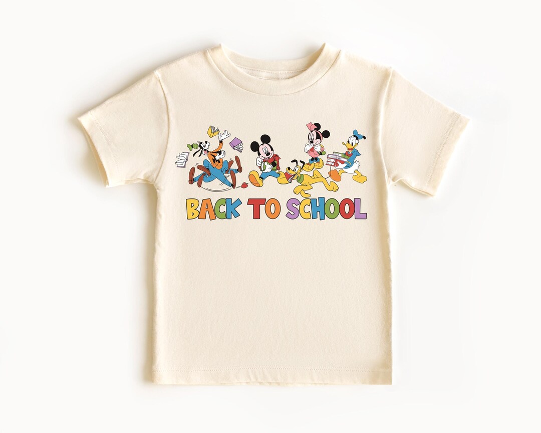 Disney Welcome Back to School Shirt, Mickey Checkered School Shirt ...