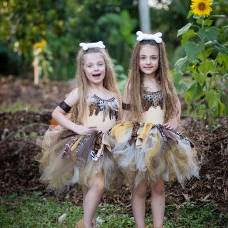 Cave Girl Costume Halloween Costume for Girls by Petals - Etsy