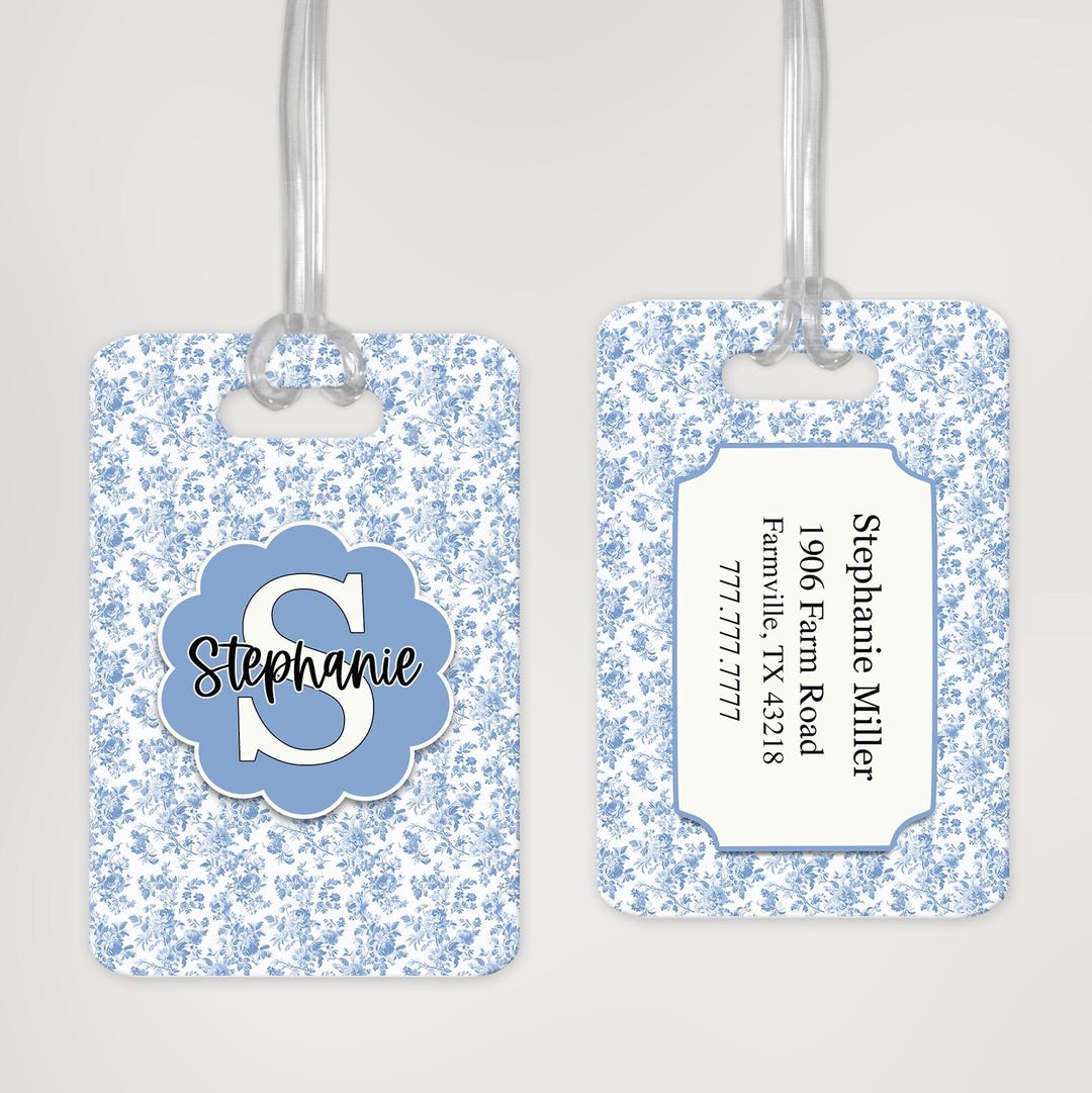 DIGITAL FILE, Sublimation Bag Tag Design, Digital Luggage Tag ...