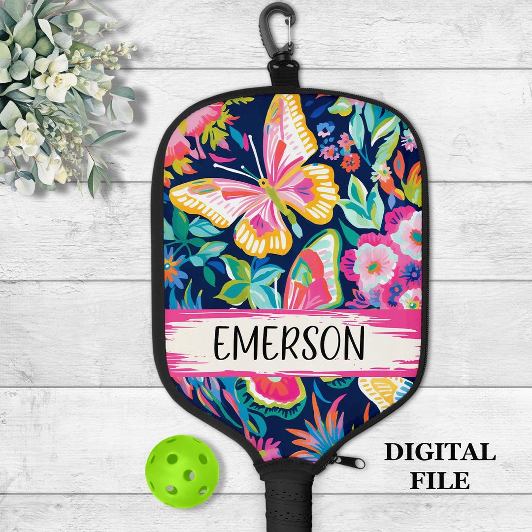 DIGITAL FILE, Sublimation Pickleball Paddle Cover Design, Pickleball ...