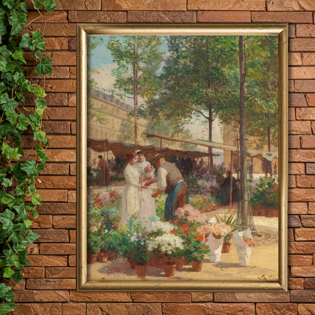 Victor Gabriel Gilbert Paris Puzzle (120, 252, 500-piece), Place De La ...