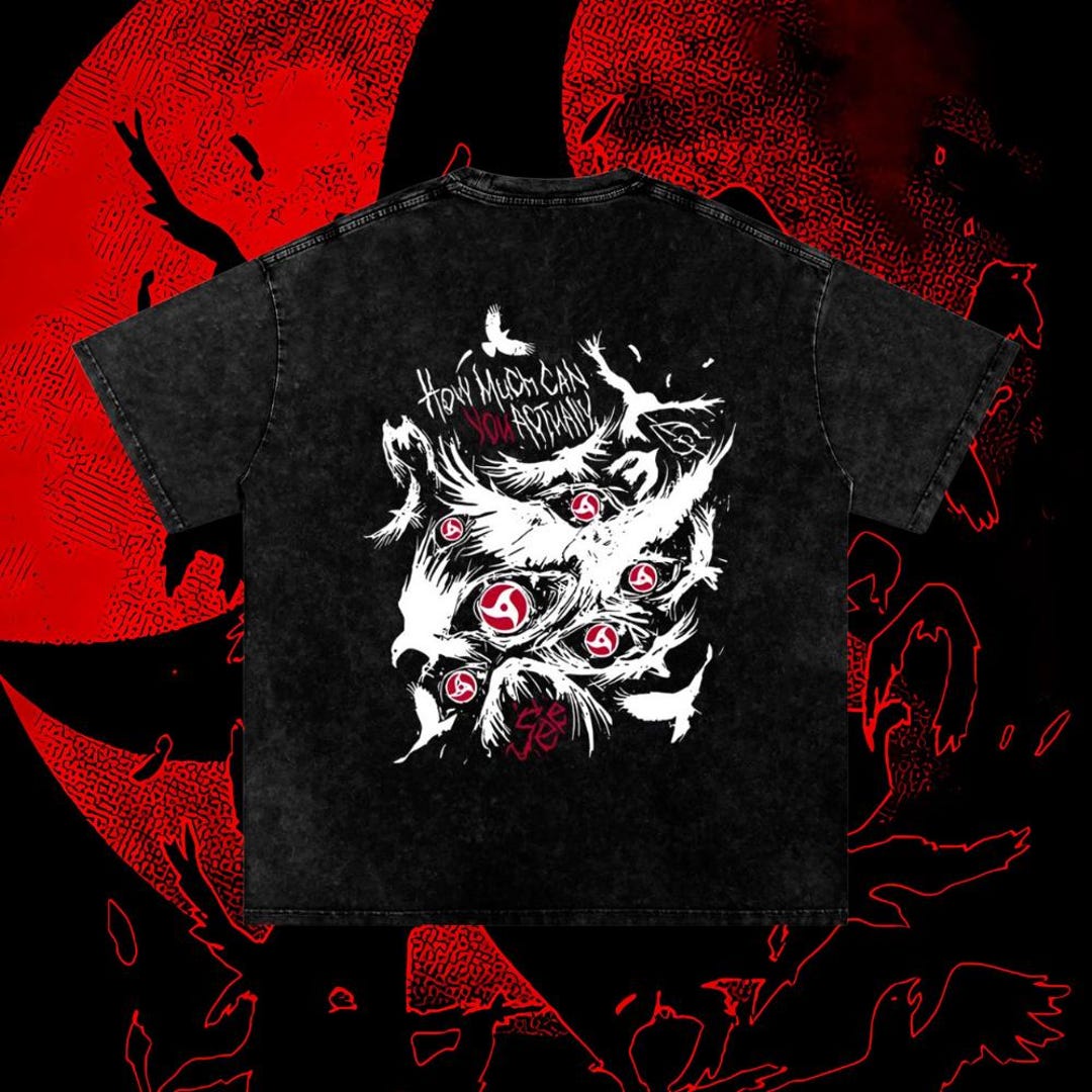 Mangekyou Sharingan Vintage Heavyweight Lifting Shirt - Etsy