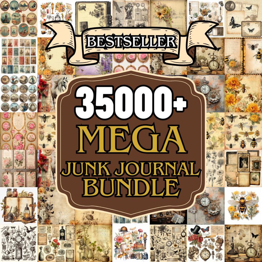 35000+ Mega Junk Journal Bundle Empherma Labels ,junk Journal Bundle ,journal Page & Digital ...
