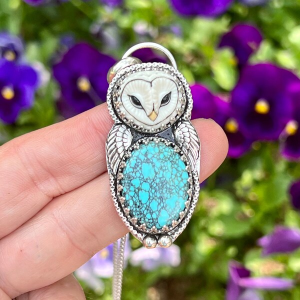Turquoise Blue Owl - Etsy