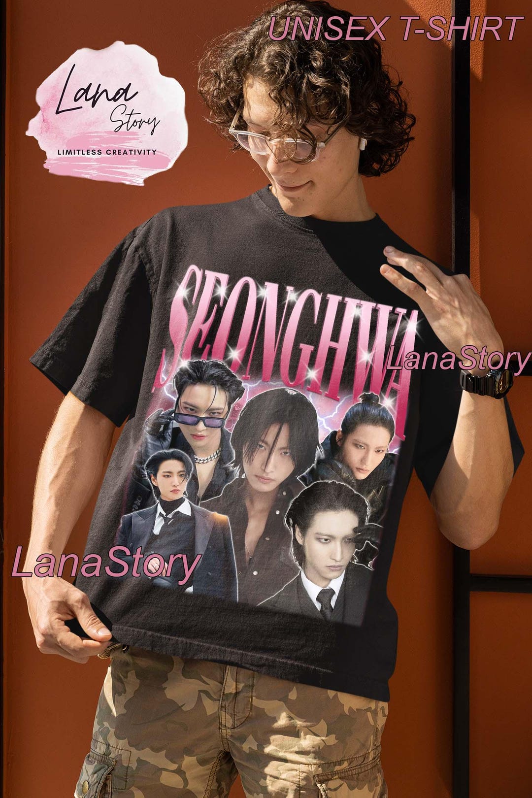 Seonghwa Ateez Graphic Tee, Kpop Merch Shirt - Etsy