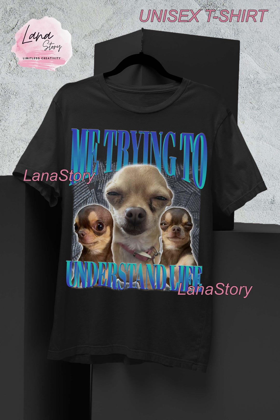 Funny Chihuahua Meme T-shirt, Retro Y2k Animal Pun Tee - Etsy