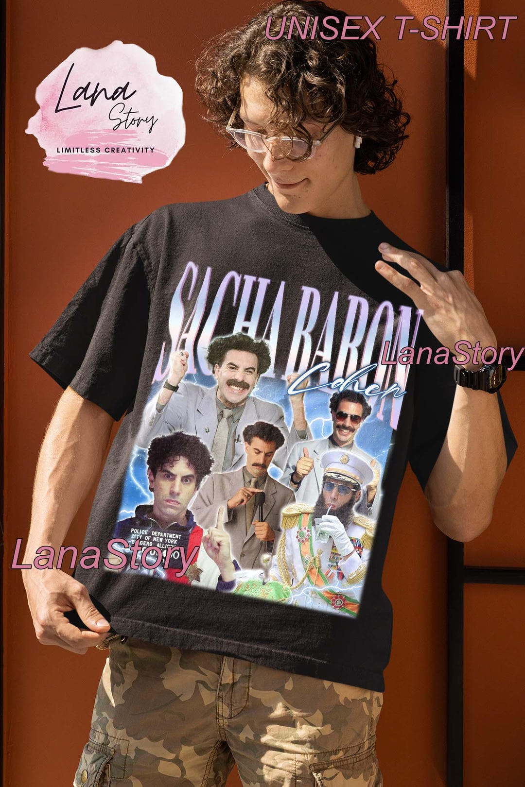 Sacha Baron Cohen Shirt, Sacha Baron Cohen Tees, Sacha Baron Cohen ...