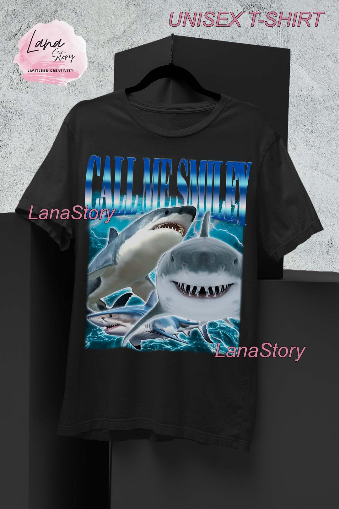 Shark Meme Shirt, Shark Funny T-shirt, Retro Y2k Animal Pun Tee ...