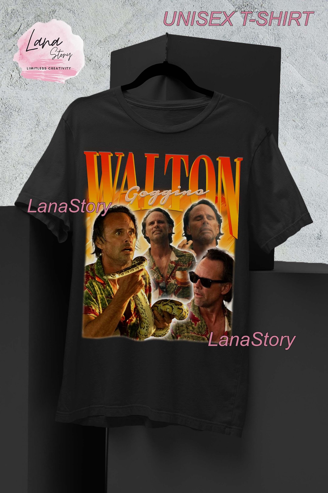 Walton Goggins Shirt, Walton Goggins Graphic Tees, Walton Goggins Retro ...