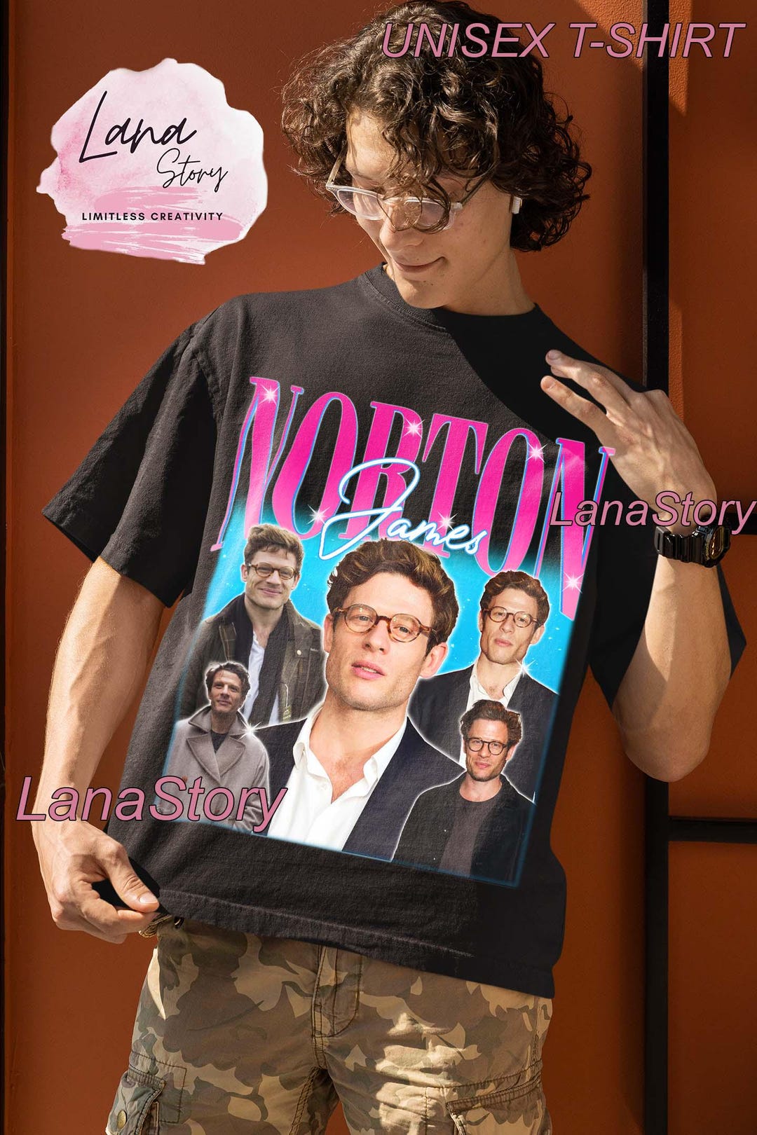 James Norton Retro T-shirt, Actor Merch - Etsy