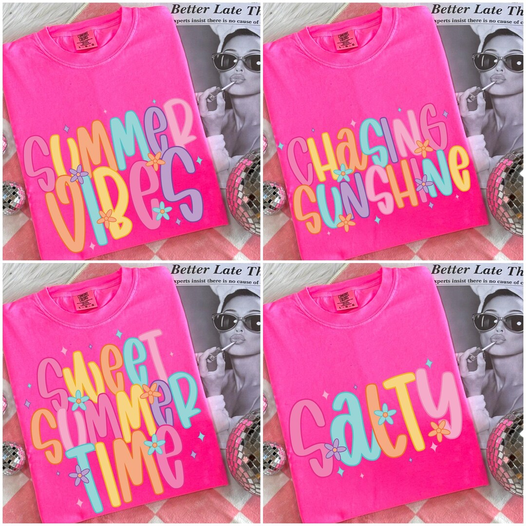 Preppy Sunshine Beach Life Png Bundle, Summer Png, Trendy Preppy Summer ...