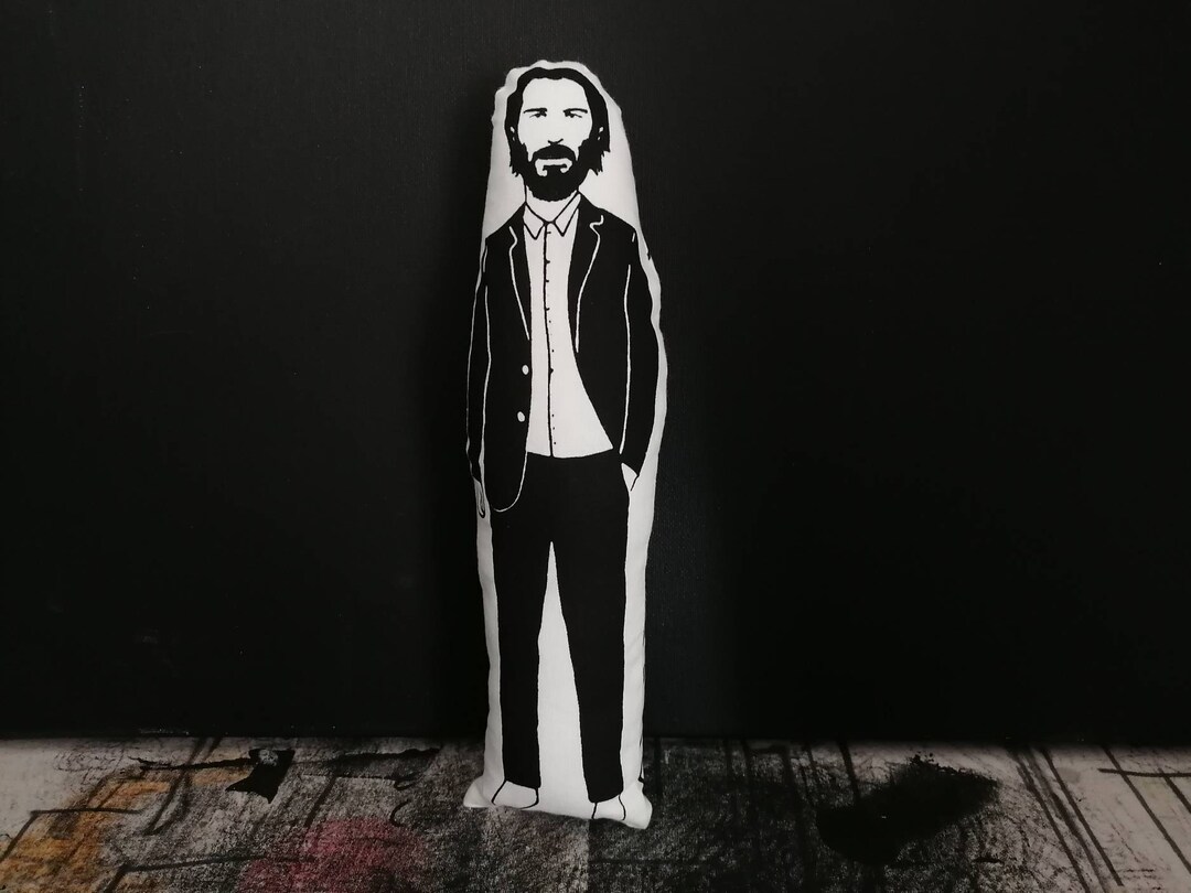 Keanu Reeves Inspired Cushion Doll - Etsy Keanu Reeves Inspired Cushion Doll - Etsy
