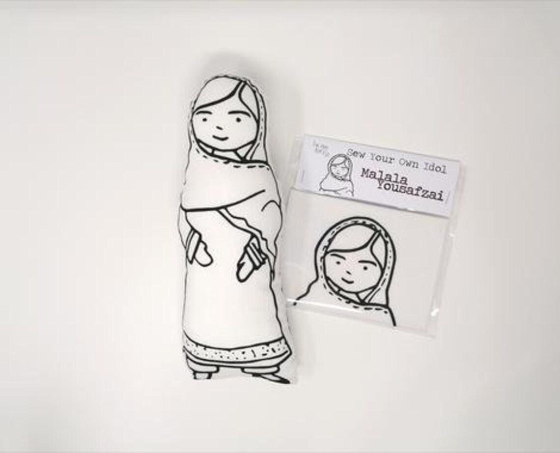 MALALA YOUSAFZAI Sew Your Own Doll Kit | Etsy