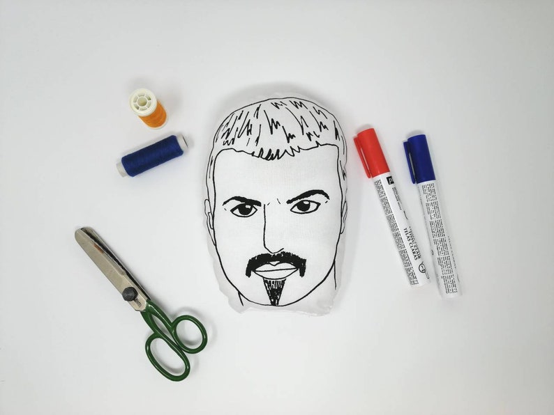 George Michael Sew Your Own Doll Kit Wham Wake Me Up Last Etsy 