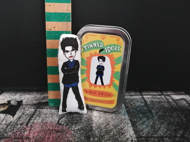 ROBERT SMITH Inspired Mini Fabric Collectible Gift Tin. Tinned Idol - Etsy