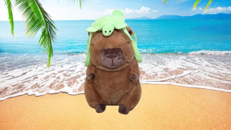 Capybara Plush, Capybara Plushie, Cute Capybara, Stuffed Capybara ...