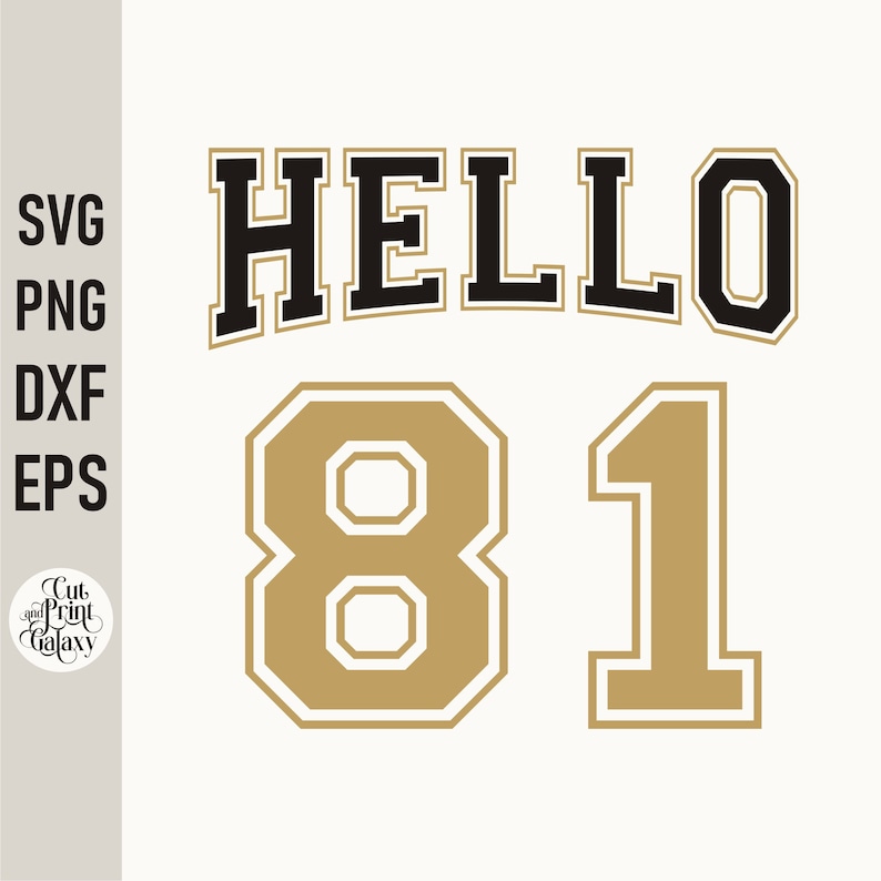 Hello 81 Svg 81st Birthday Svg 81st Birthday Png 81st Birthday ...