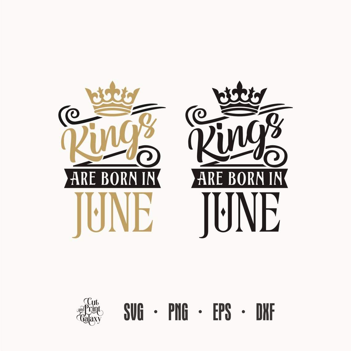 Birthday King Svg June Birthday Svg Birthday Svg Happy - Etsy