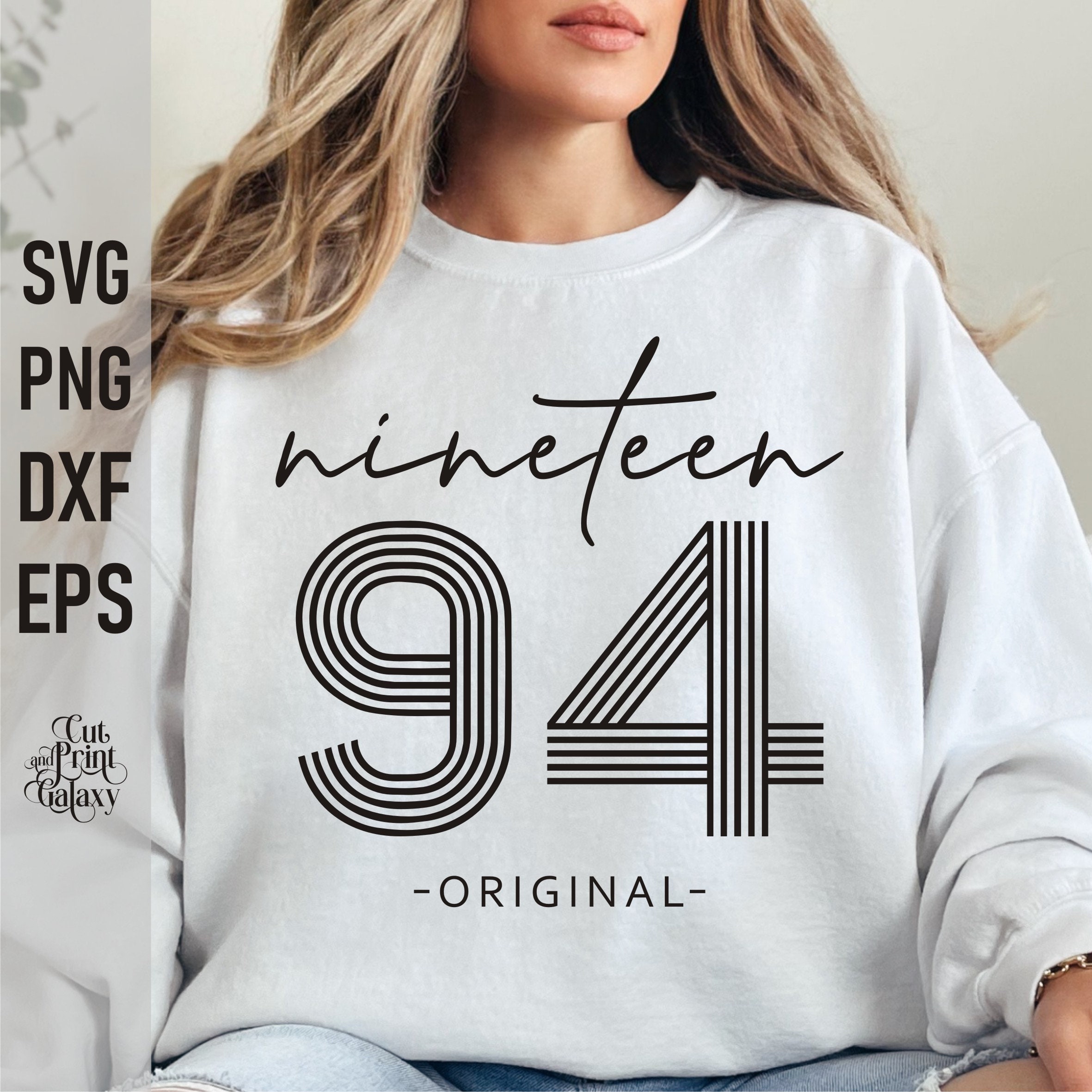 30th Birthday Svg, Nineteen 94 Svg, 1994 Svg, 30 Years Svg, 30th ...