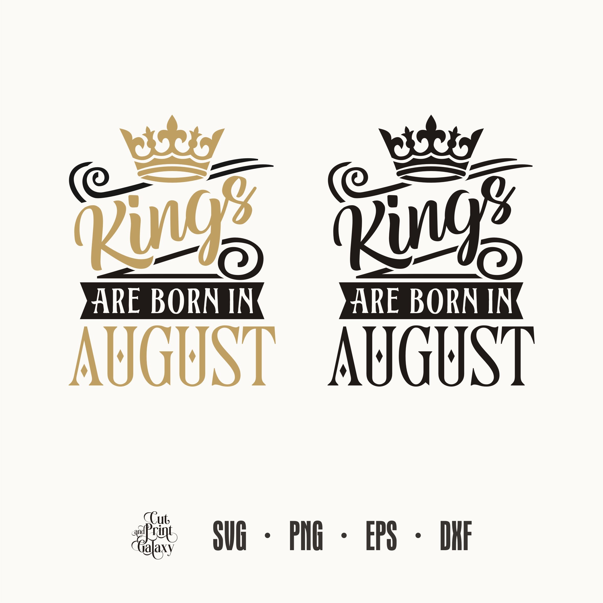 Cumpleaños Rey Svg / Agosto Cumpleaños Svg / Cumpleaños svg / - Etsy México