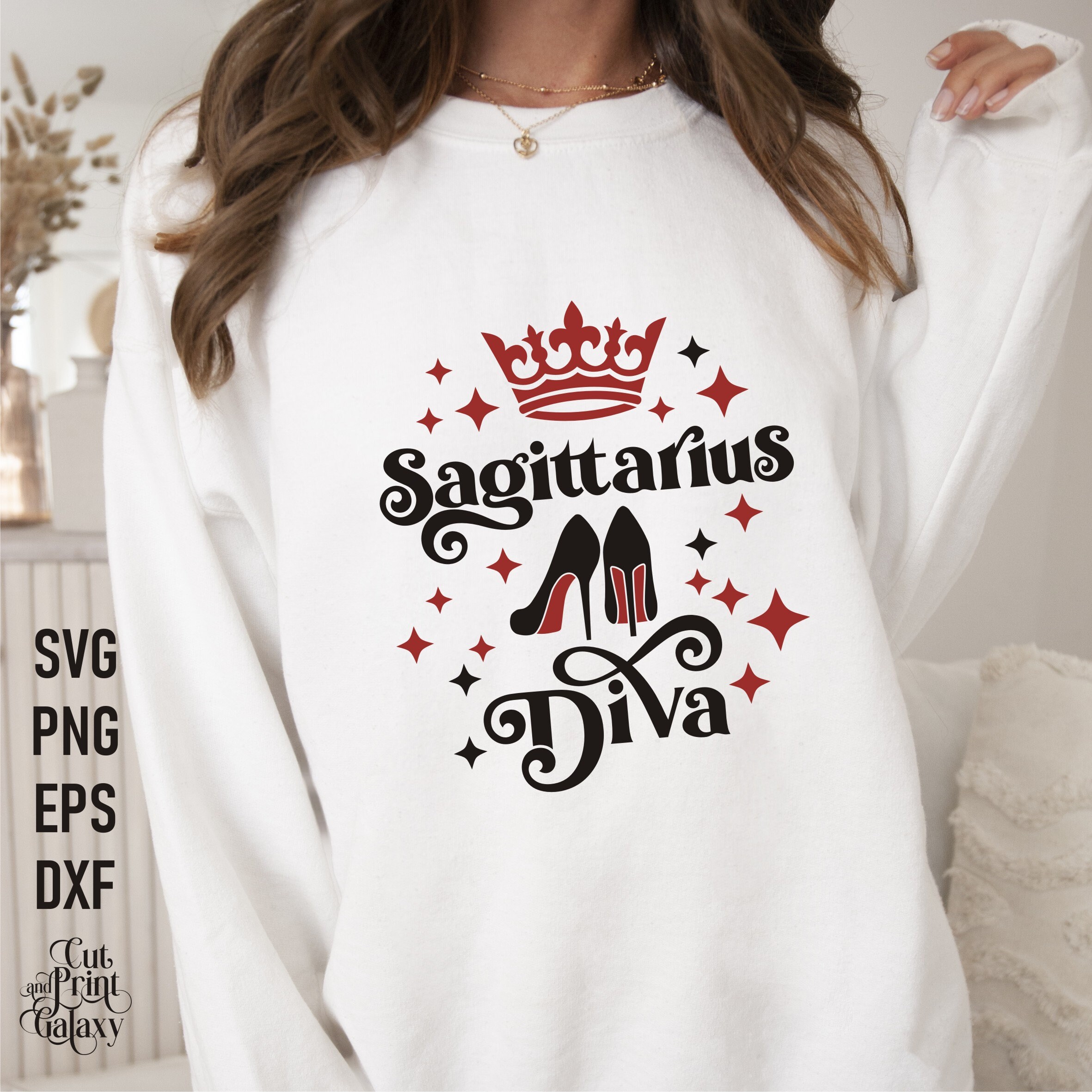 Sagittarius Diva Svg Sagittarius Birthday Svg Sagittarius - Etsy