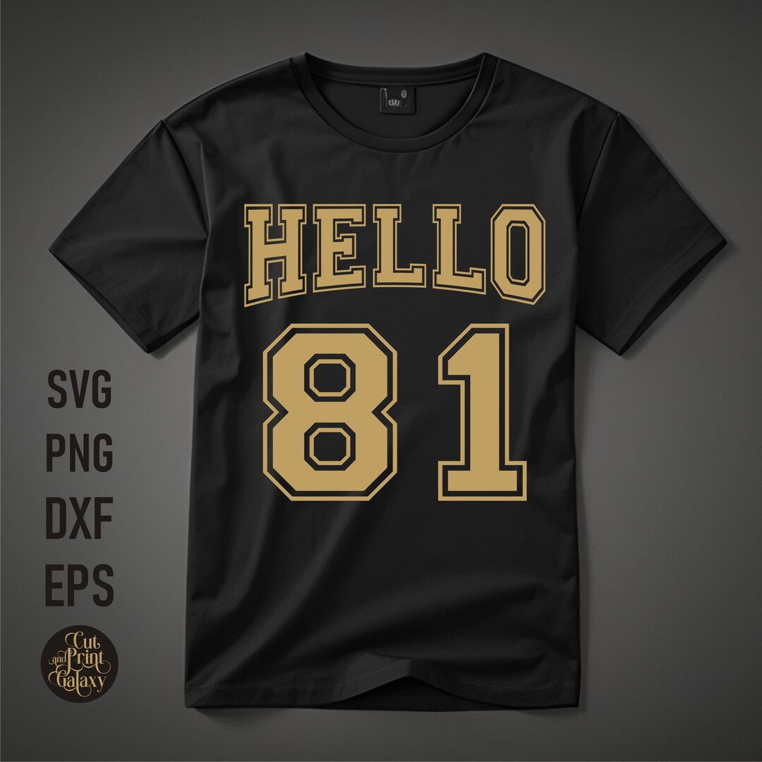 Hello 81 Svg | 81st Birthday Svg | 81st Birthday Png | 81st Birthday ...
