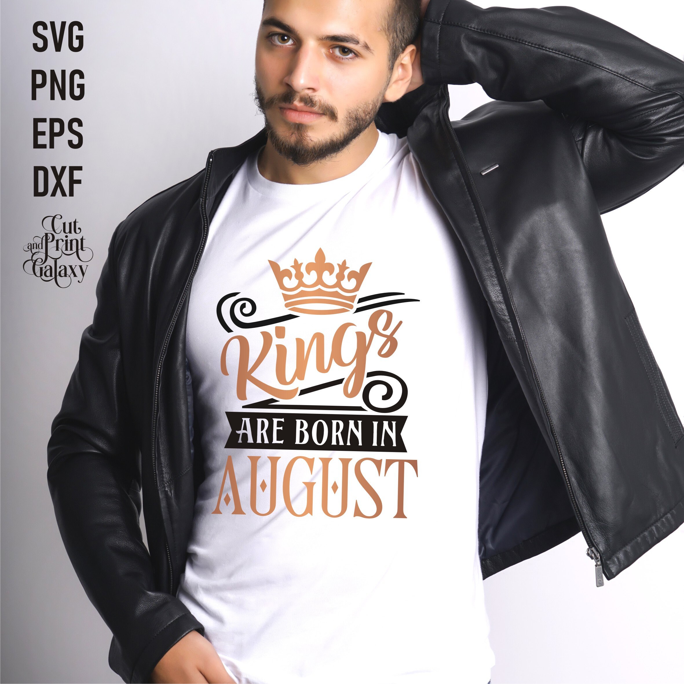 Cumpleaños Rey Svg / Agosto Cumpleaños Svg / Cumpleaños svg / - Etsy México