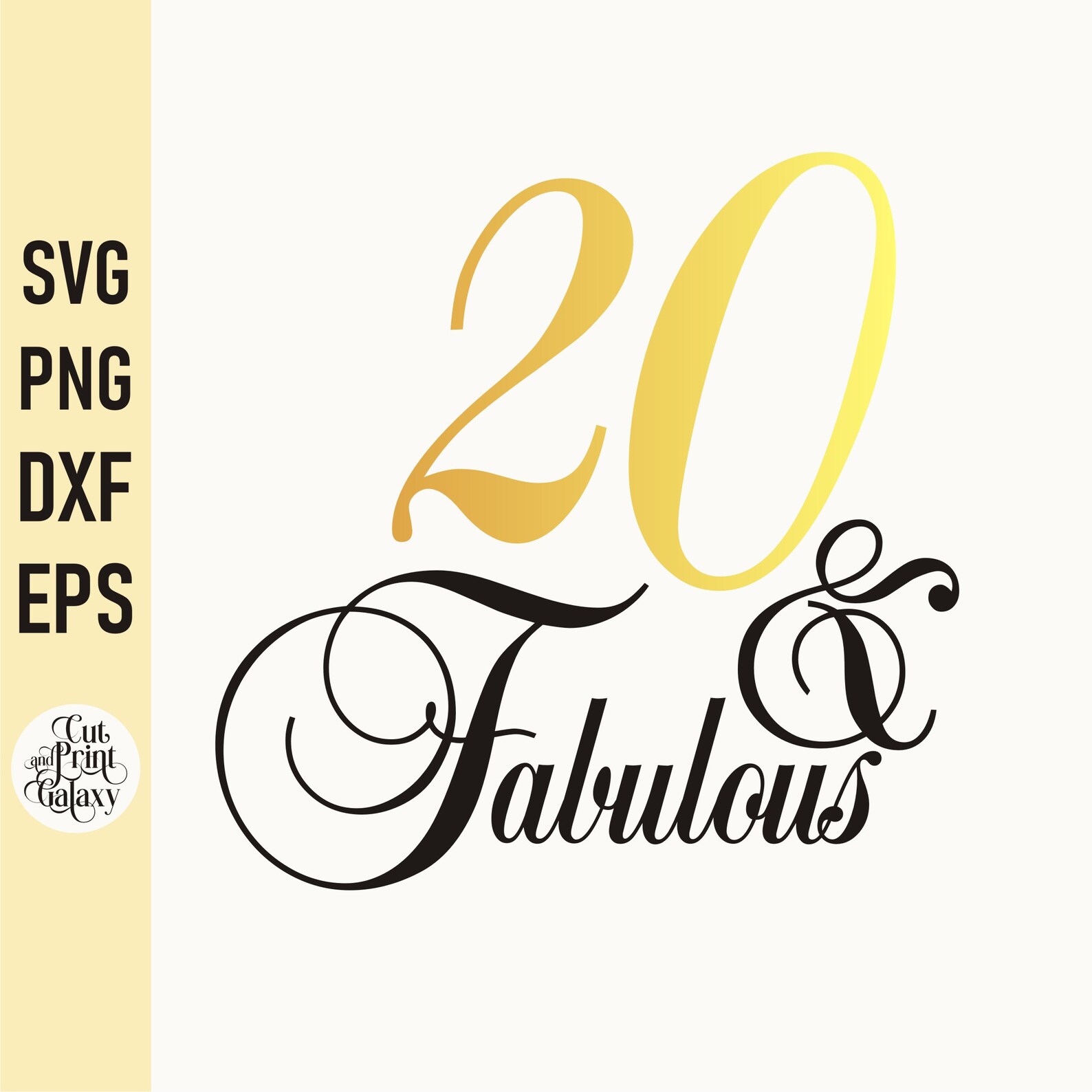 20 and Fabulous Svg | 20th Birthday Svg | Hello Twenty Svg | 20th ...